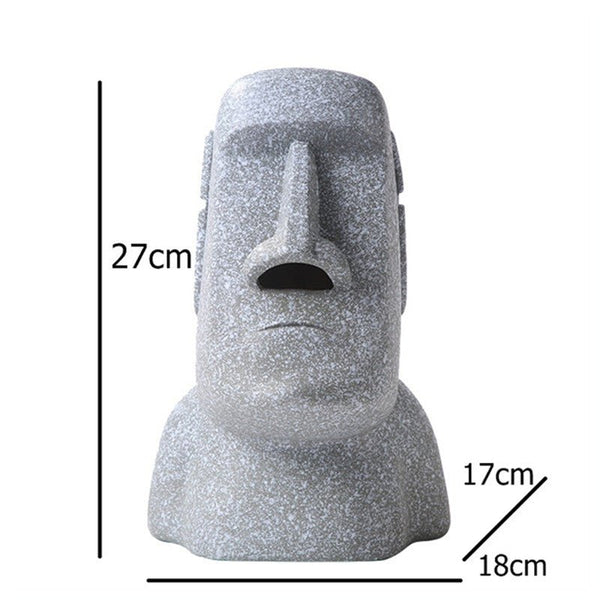 Moai Stone Tissue Box: Unique Easter Island Tissue Holder – Normanharvey